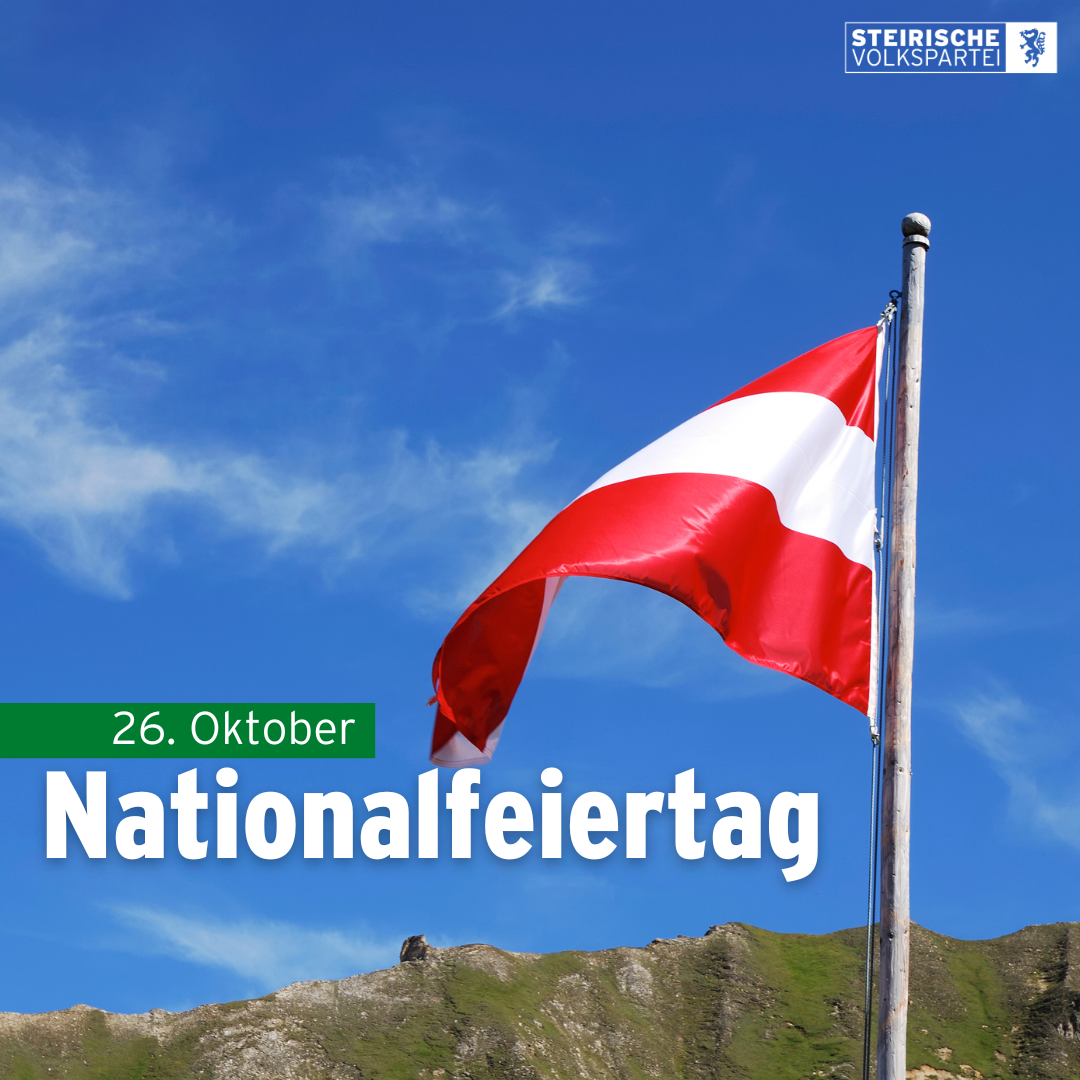 Wir wünschen einen schönen Nationalfeiertag - Leibnitz