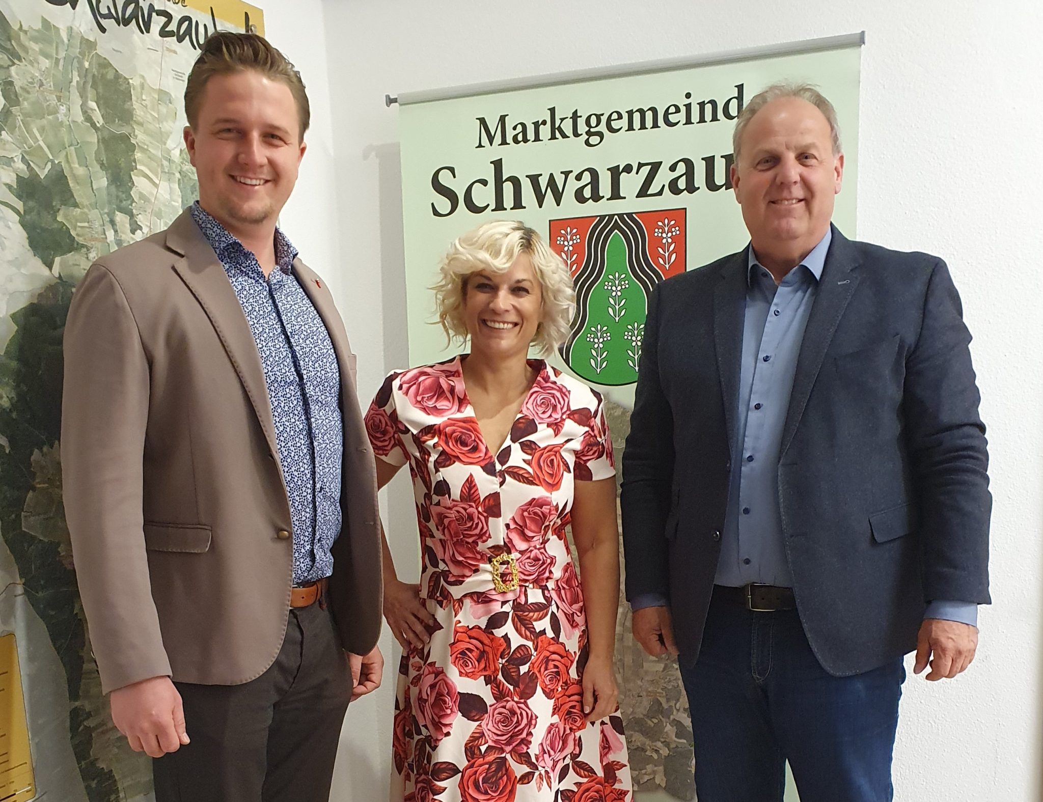 Der neue Gemeindevorstand von Schwarzautal. - Leibnitz